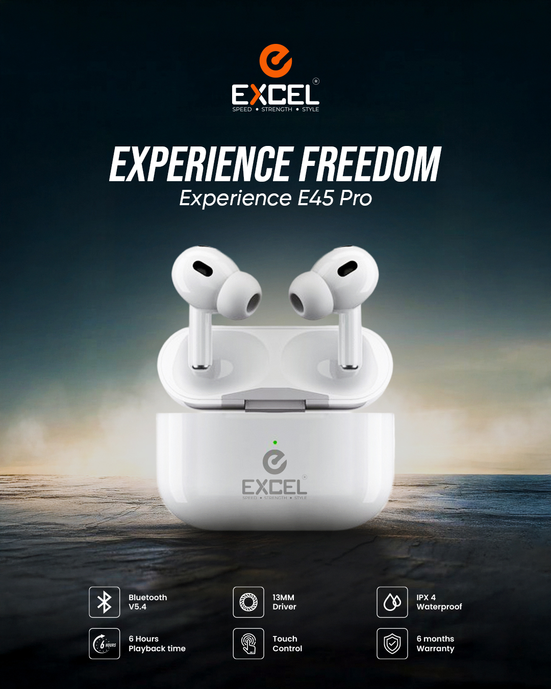 Wireless Earbuds E45 pro - Excel