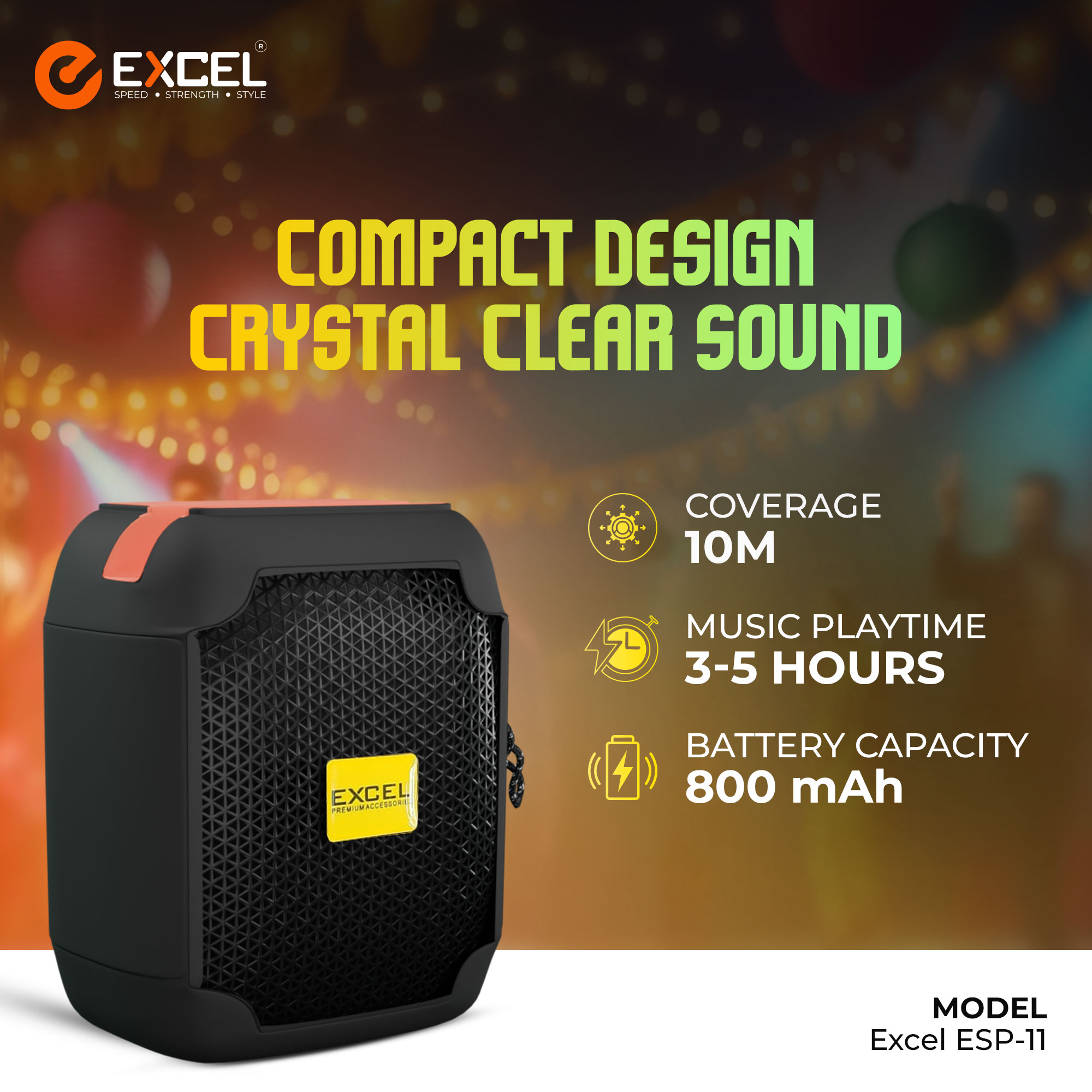 PORTABLE SPEAKER ESP-11 - Excel
